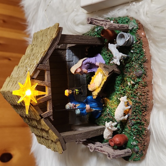 Lemax | Holiday | Htf Village Nativity From Lemax | Poshmark